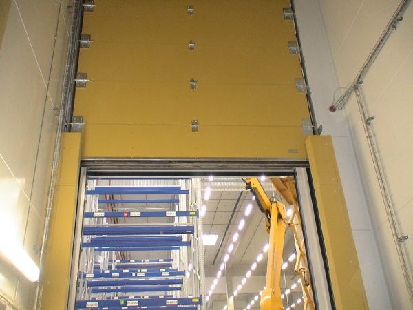 Fire-rated sectional and rolling gates - Coolfire Ltd.