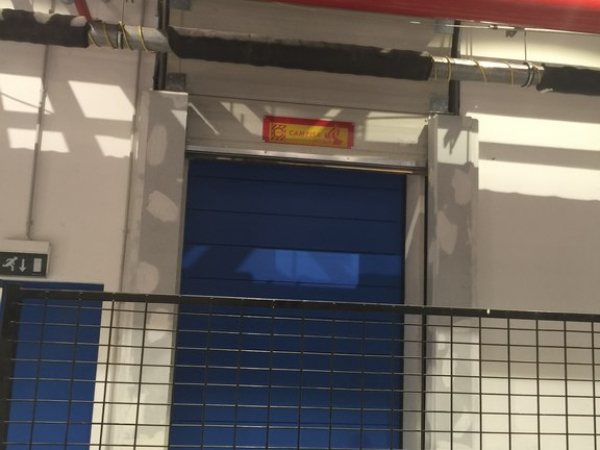 Fire-rated sectional and rolling gates - Coolfire Ltd.